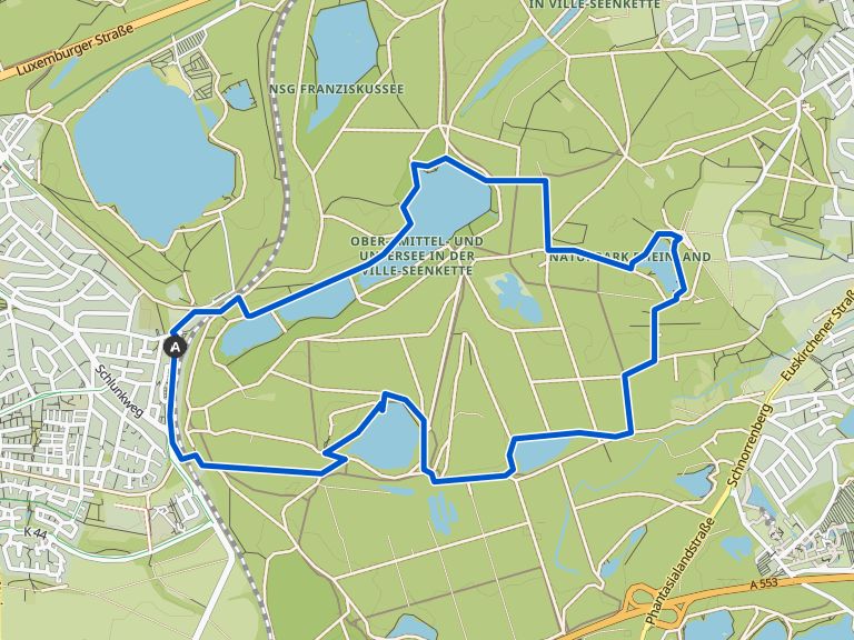 2021-10-27 - Runde um die Seen bei Erftstadt im Herbstwald | Wanderung ...